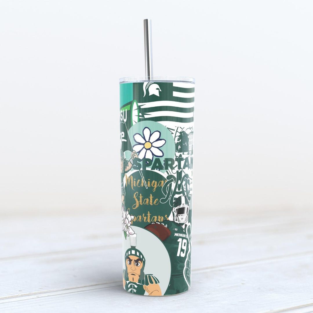Michigan State University MSU- 20oz Sublimated Skinny Tumbler - Etsy