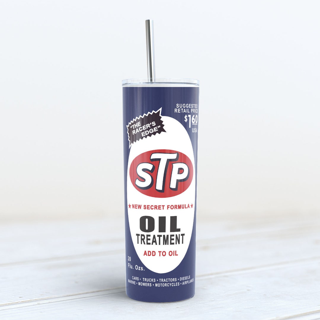 STP Oil Treatment Can Drink Tumbler / Cup 20oz Skinny Tumbler - Etsy