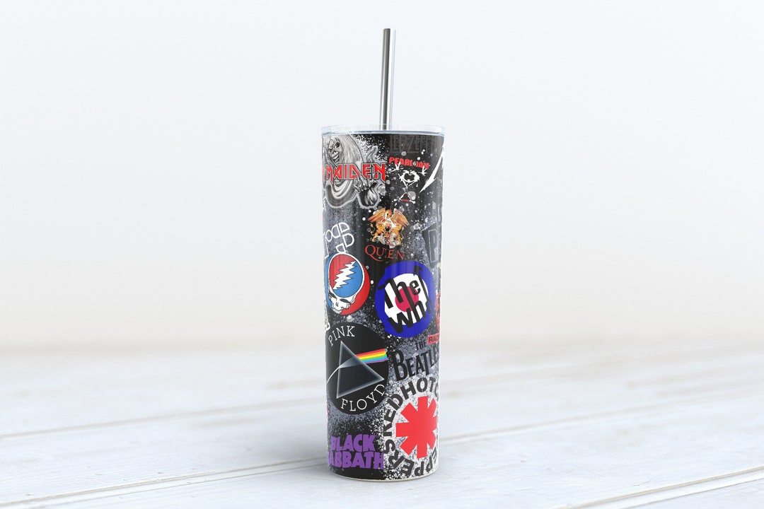 80’s Rock Bands Rock 20 Oz Tumbler Hair Bands Tumbler Famous Rock Stars ...