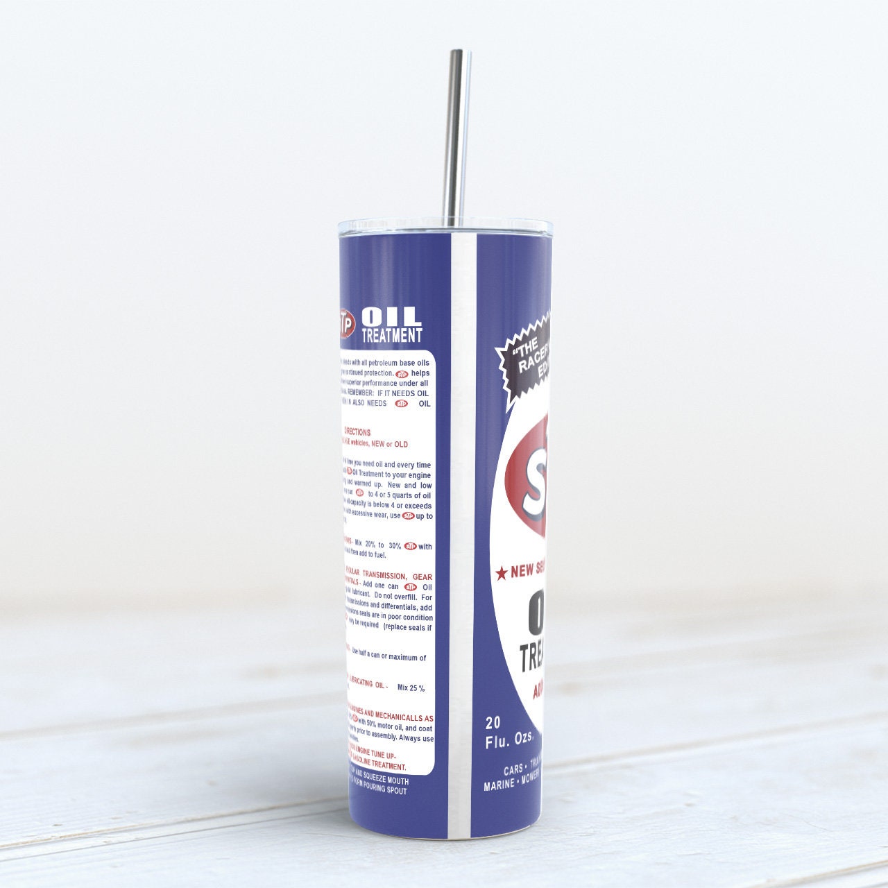 STP Oil Treatment Can Drink Tumbler / Cup 20oz Skinny Tumbler - Etsy