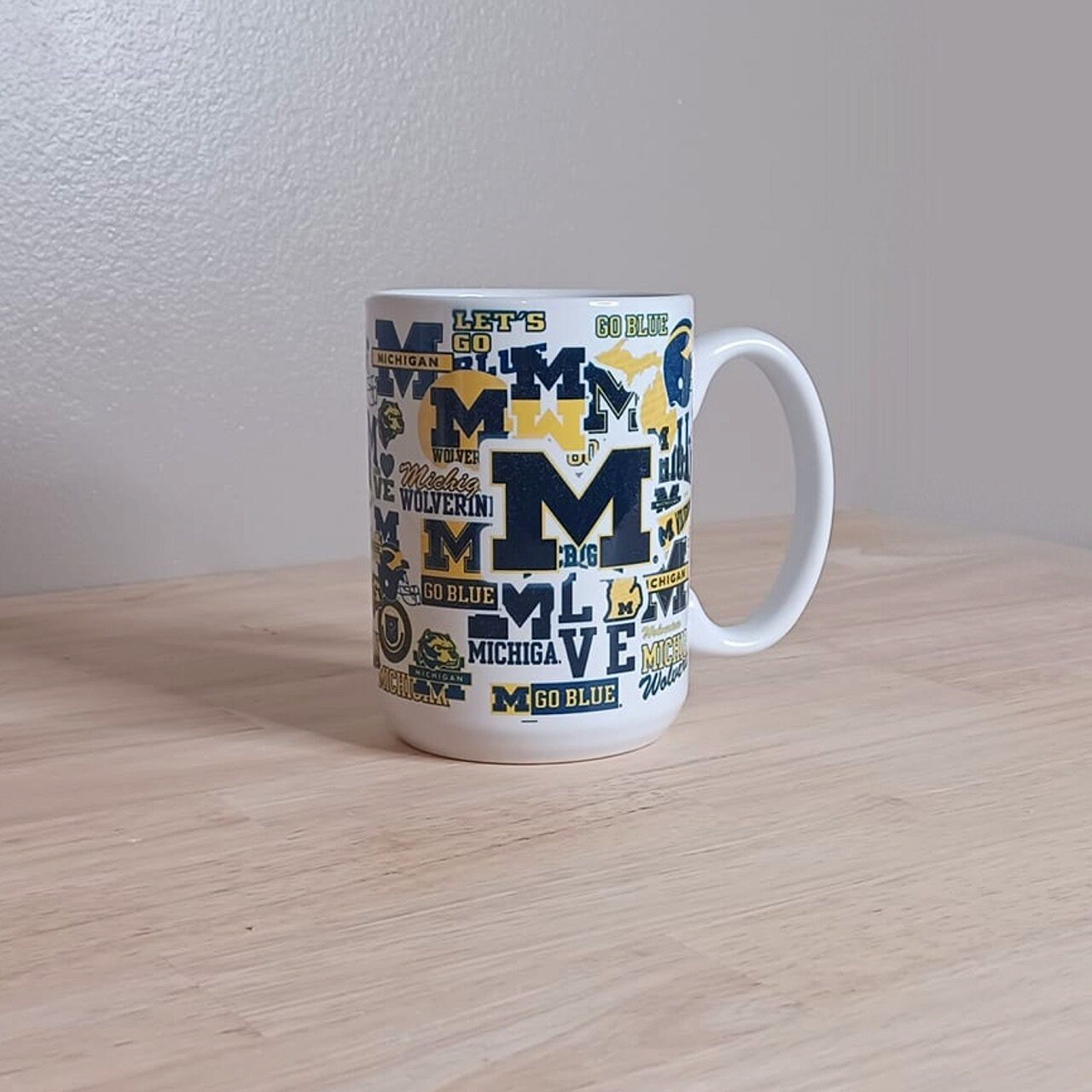 Michigan Wolverines Maze and Blue LARGE 15oz Coffee Cup Mug - Etsy