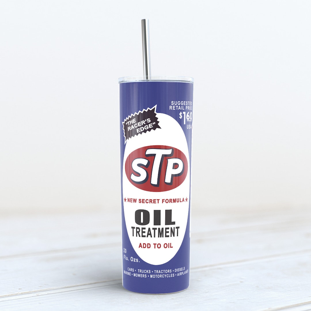 STP Oil Treatment Can Drink Tumbler / Cup 20oz Skinny Tumbler - Etsy