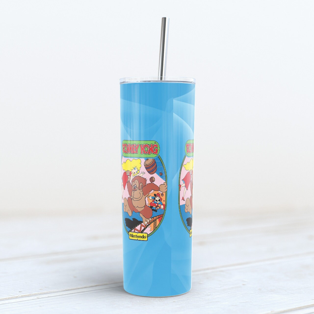 Classic Retro Arcade Machine Donkey Kong Cup 20oz Skinny Tumbler - Etsy