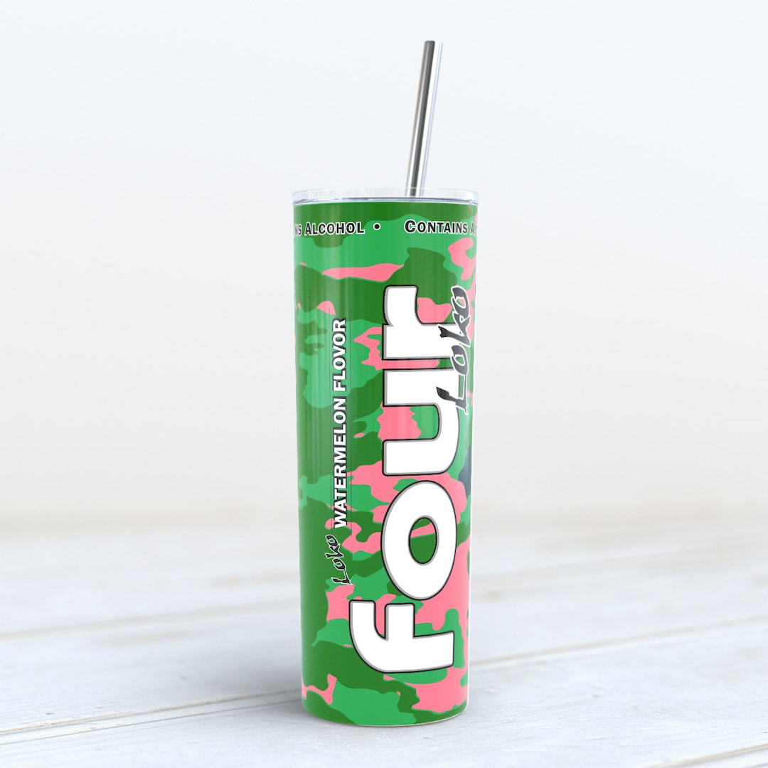 Four Loko Watermelon Insulated 20oz Drink Tumbler 4 Loco Loko - Etsy