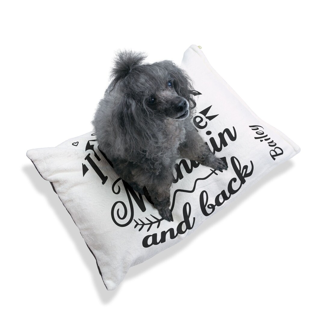Custom Dog Bed RV Pet Bed Pet Mom Gift Dog Cat Bed With Name Small ...