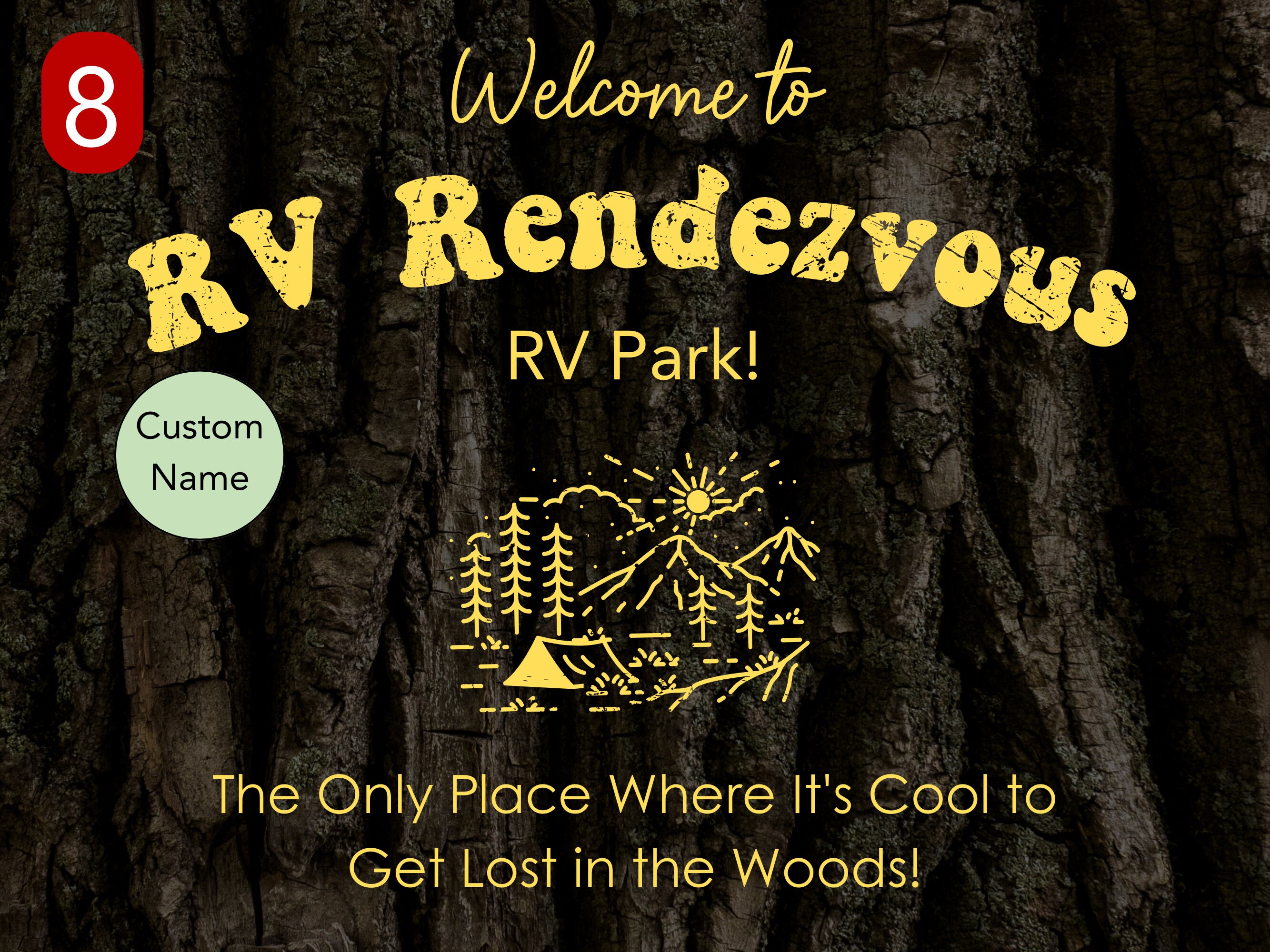 Customize RV Park Banner for Campground Custom Business Banner Outdoor ...
