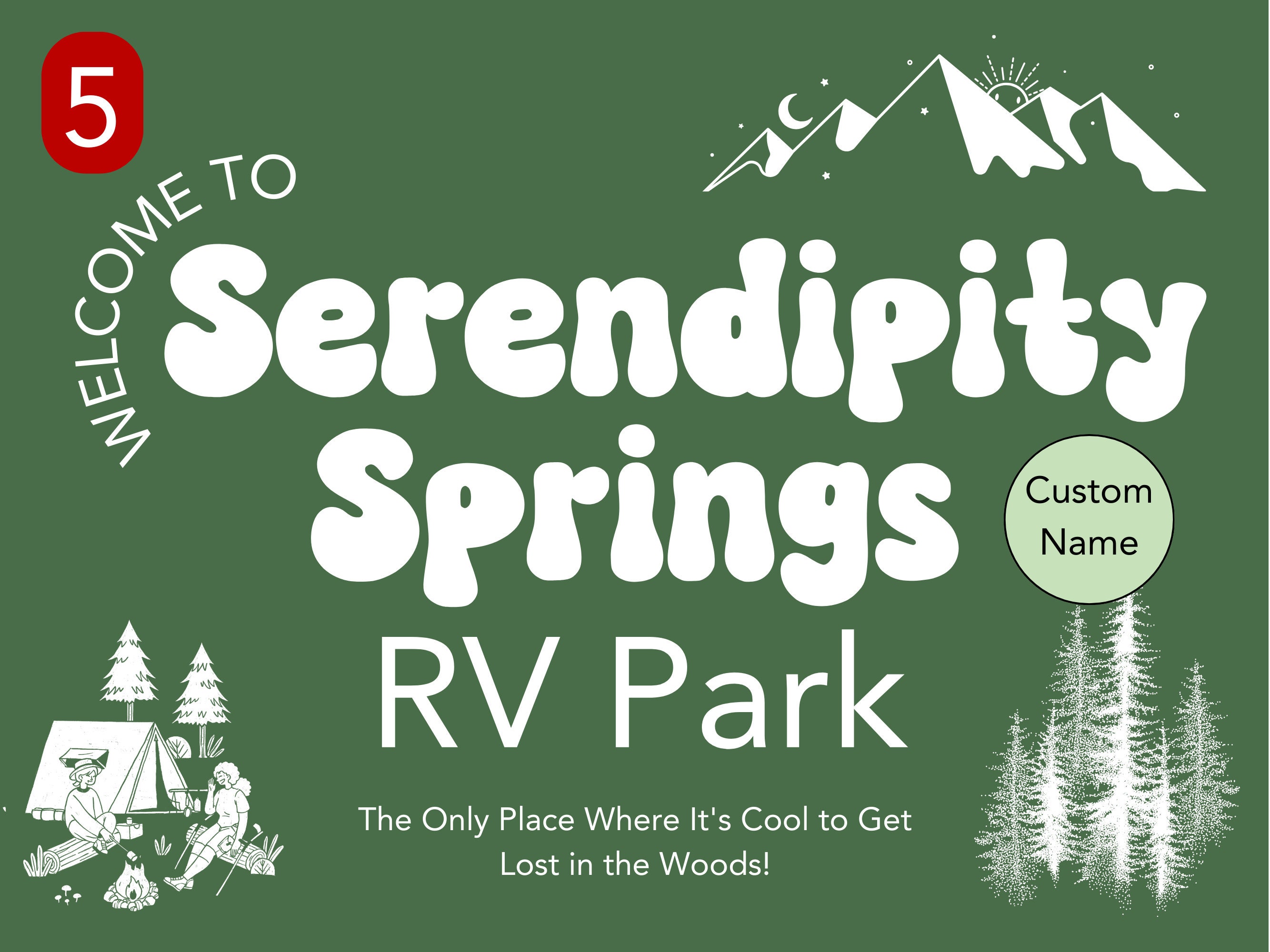 Customize RV Park Banner for Campground Custom Business Banner Outdoor ...