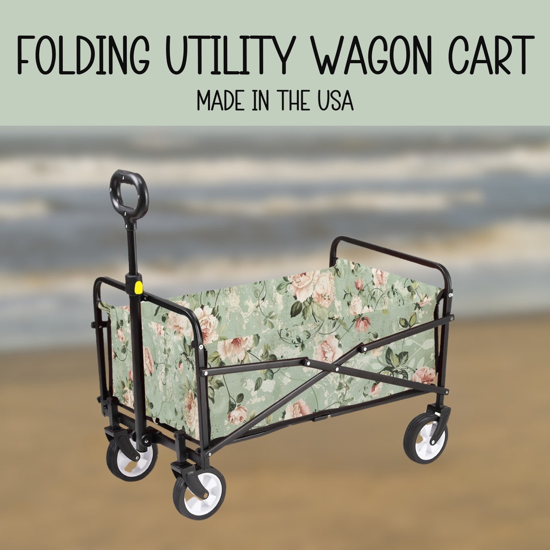 Foldable Utility Cart for Camping Equipment Portable Wagon Cart for ...