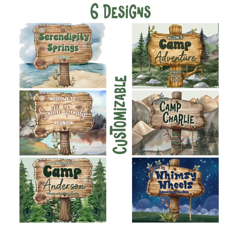 Custom Banner for Outdoor Event RV Life Rally Sign Custom Camping ...