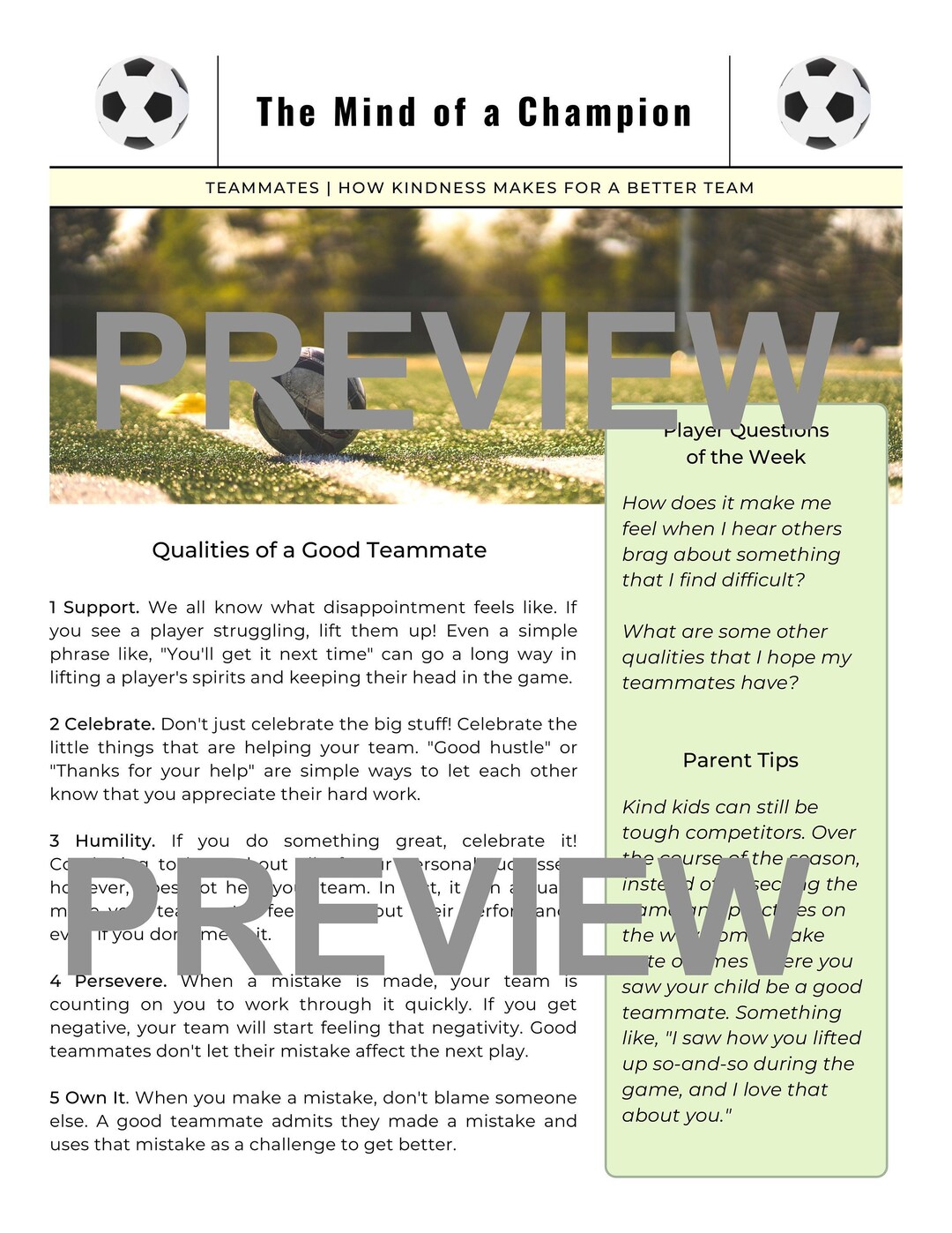 Soccer Mental Skills Guide for Youth Coaches: Help Your Team Boost ...