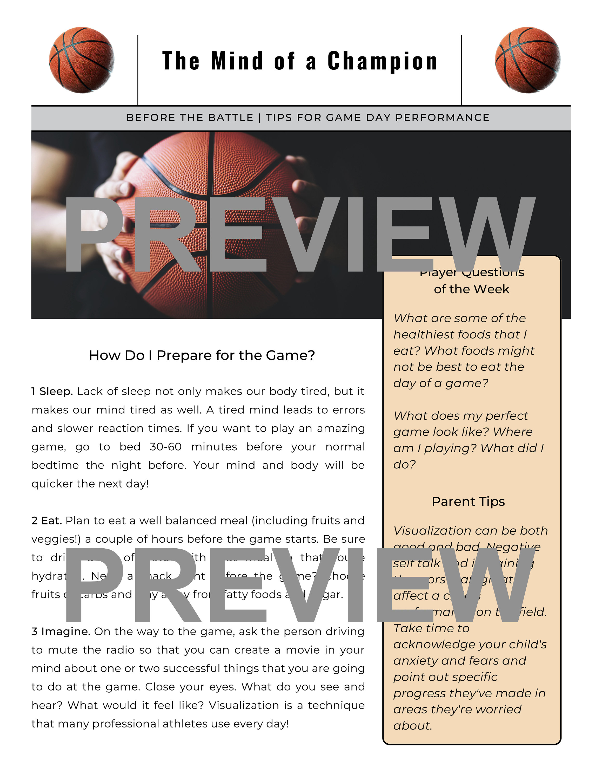 Basketball Mental Skills Guide for Youth Coaches: Help Your Team Boost ...