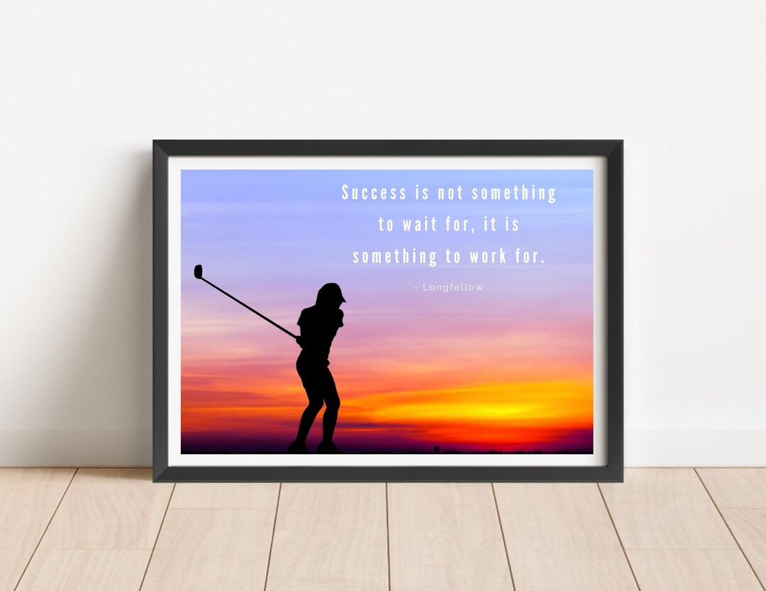 Golf Poster for Kid's Room, Teen Decor, Man Cave, or She Shed. Perfect ...