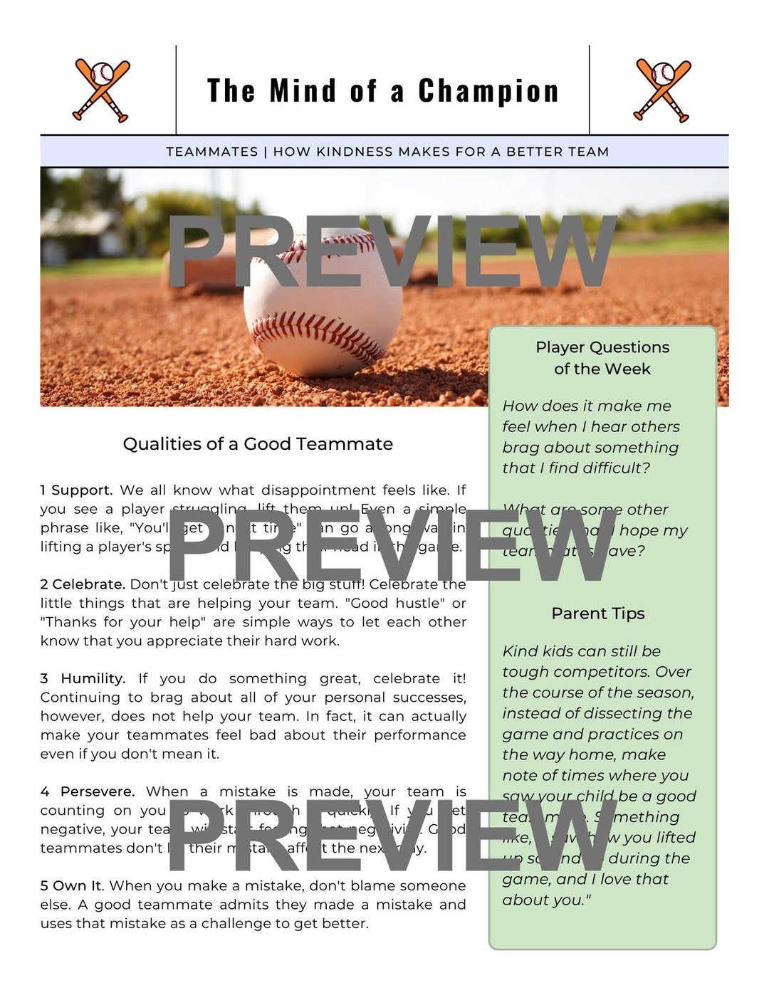 Baseball Mental Skills Guide for Youth Coaches: Help Your Team Boost ...