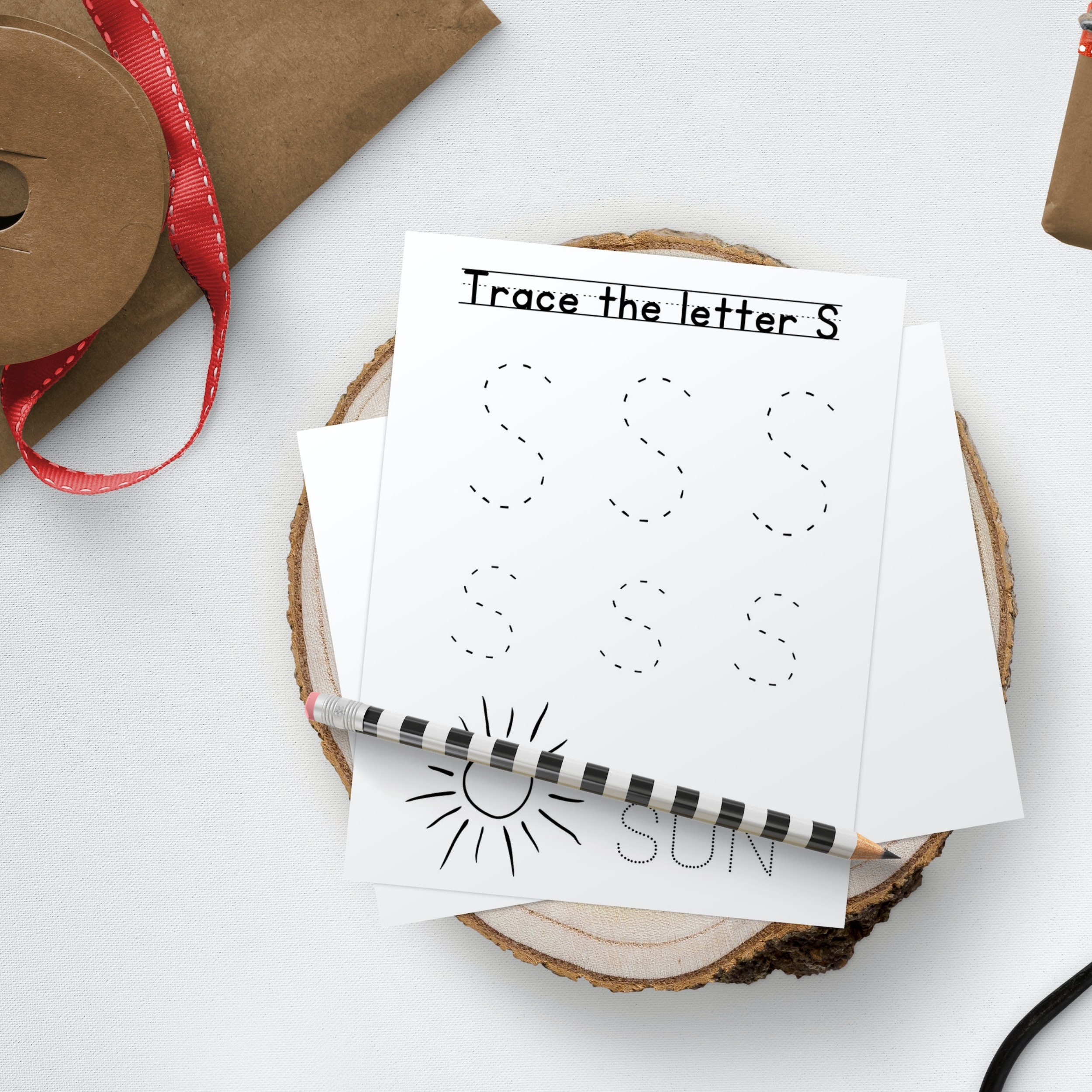 Worksheet Preschool Tracing Alphabet Letters A-Z Uppercase & Lowercase ...