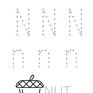 Worksheet Preschool Tracing Alphabet Letters A-Z Uppercase & Lowercase ...