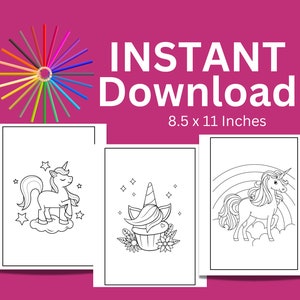 Magical Unicorn Adventures: A Creative Coloring Experience for Kids ...
