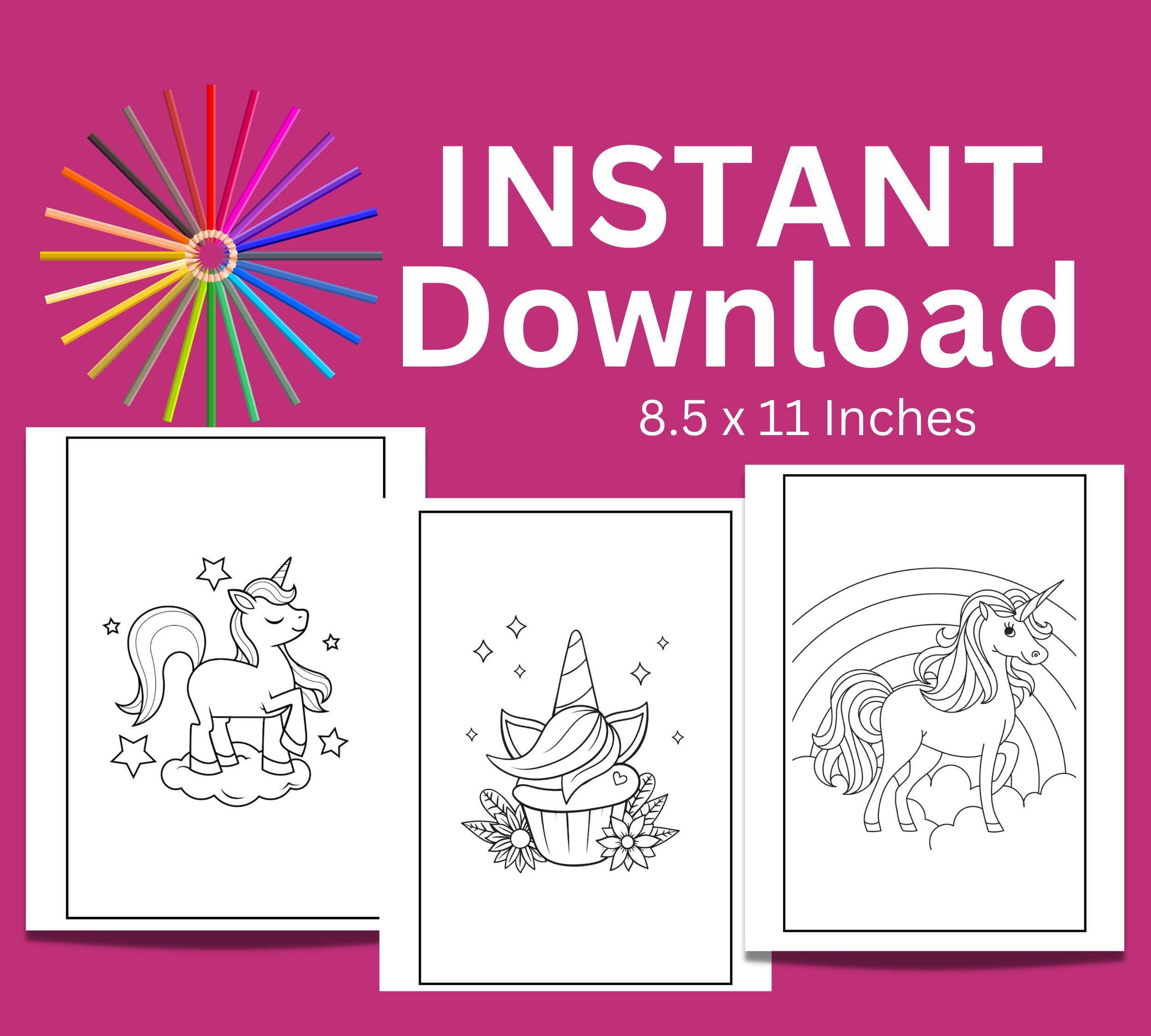 Magical Unicorn Adventures: A Creative Coloring Experience for Kids ...