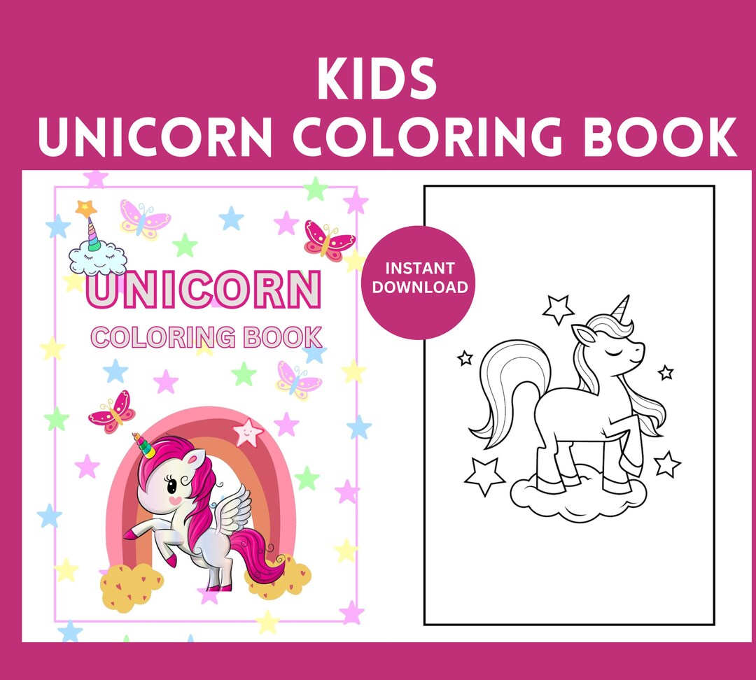 Magical Unicorn Adventures: A Creative Coloring Experience for Kids ...