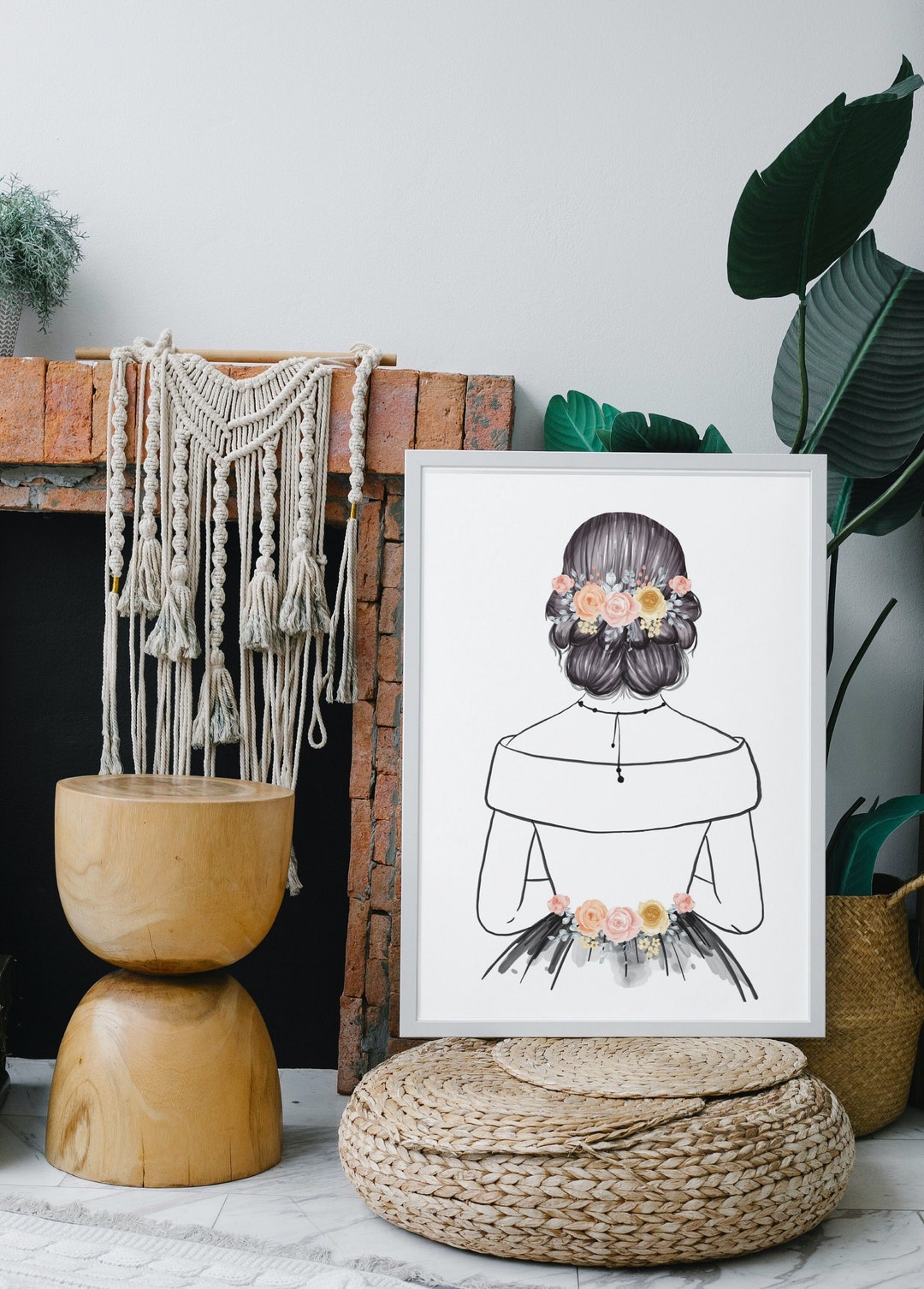 Line Art, Woman Line Art Prints, Wall Art Decor, Home Gifts, Aesthetic ...