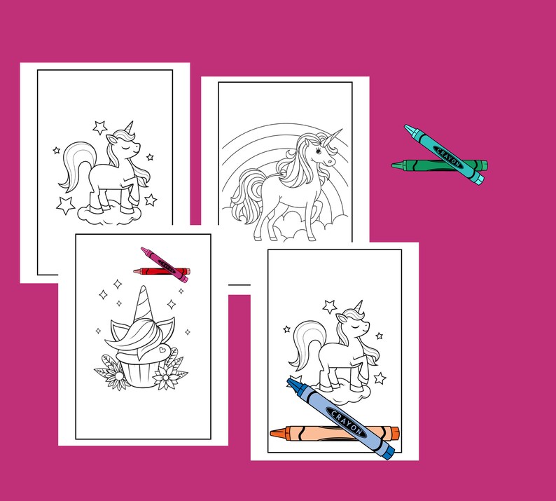 Magical Unicorn Adventures: A Creative Coloring Experience for Kids ...
