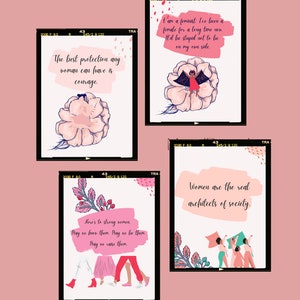 Printable Wall Art, Women's Day, International Women's Day, Poster With ...