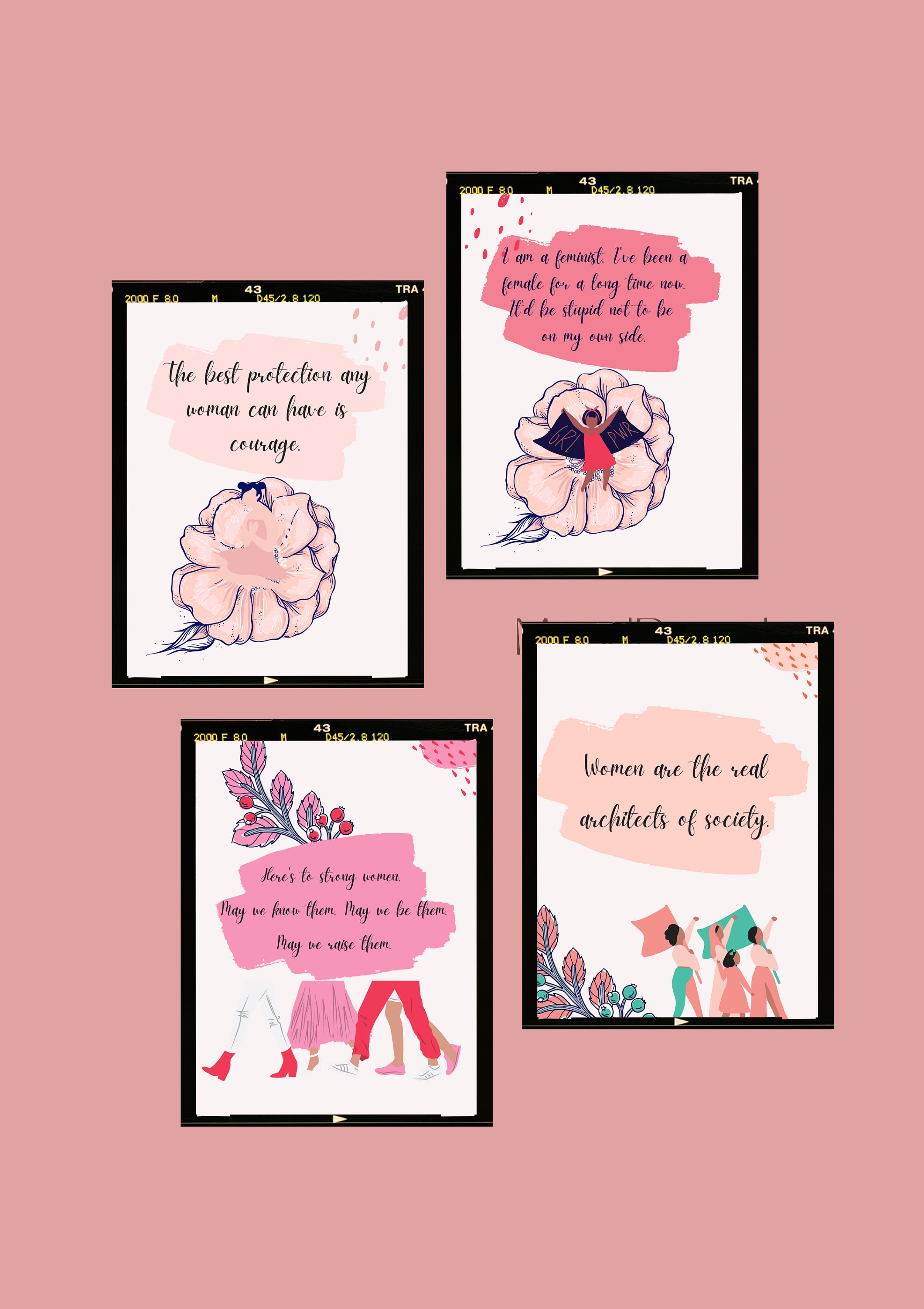 Printable Wall Art, Women's Day, International Women's Day, Poster With ...