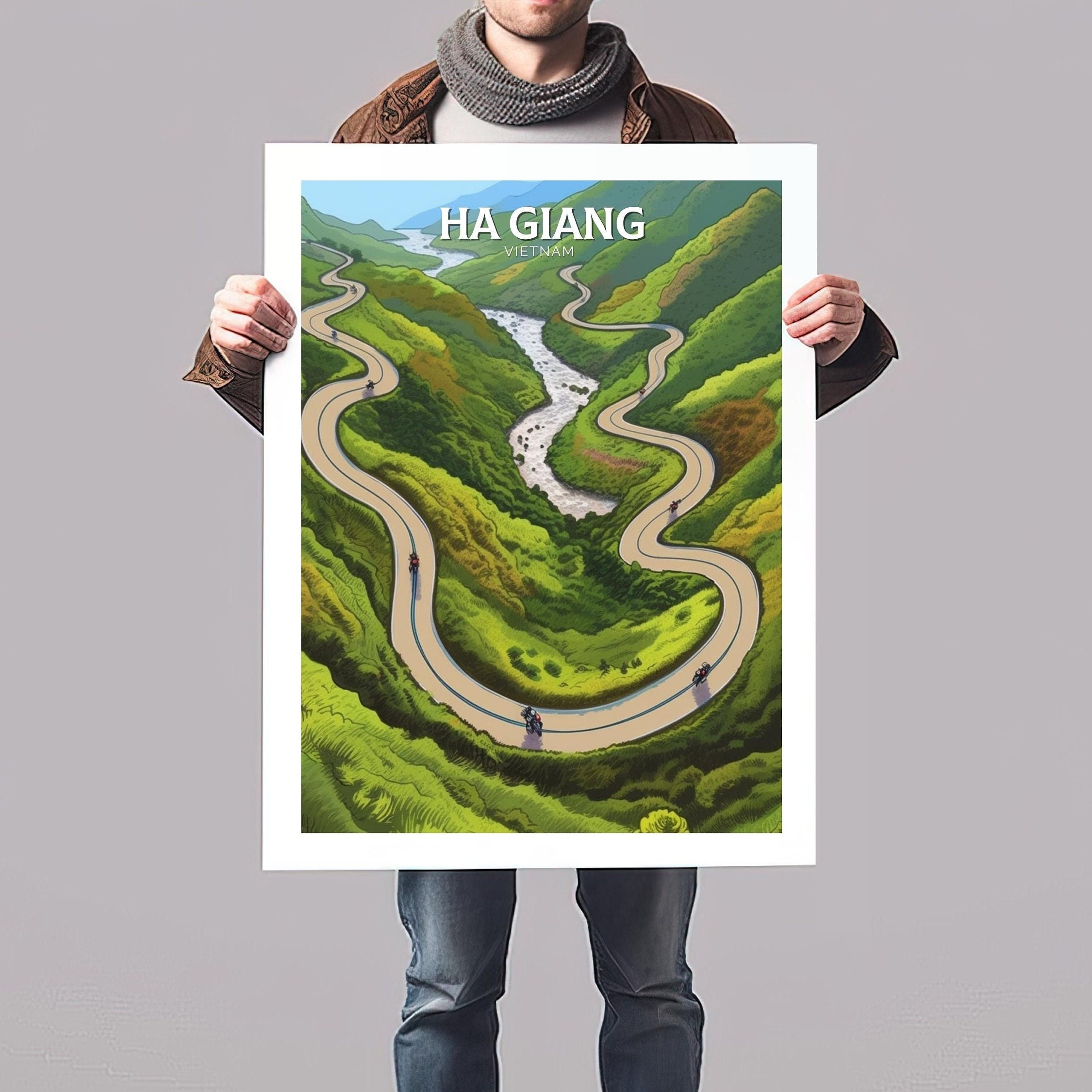 Ha Giang Print Ha Giang Illustration Ha Giang Loop - Etsy UK