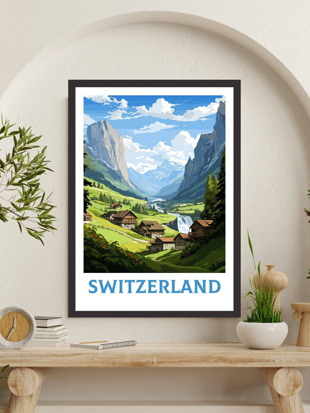 Switzerland Travel Print Switzerland Travel Poster Switzerland ...