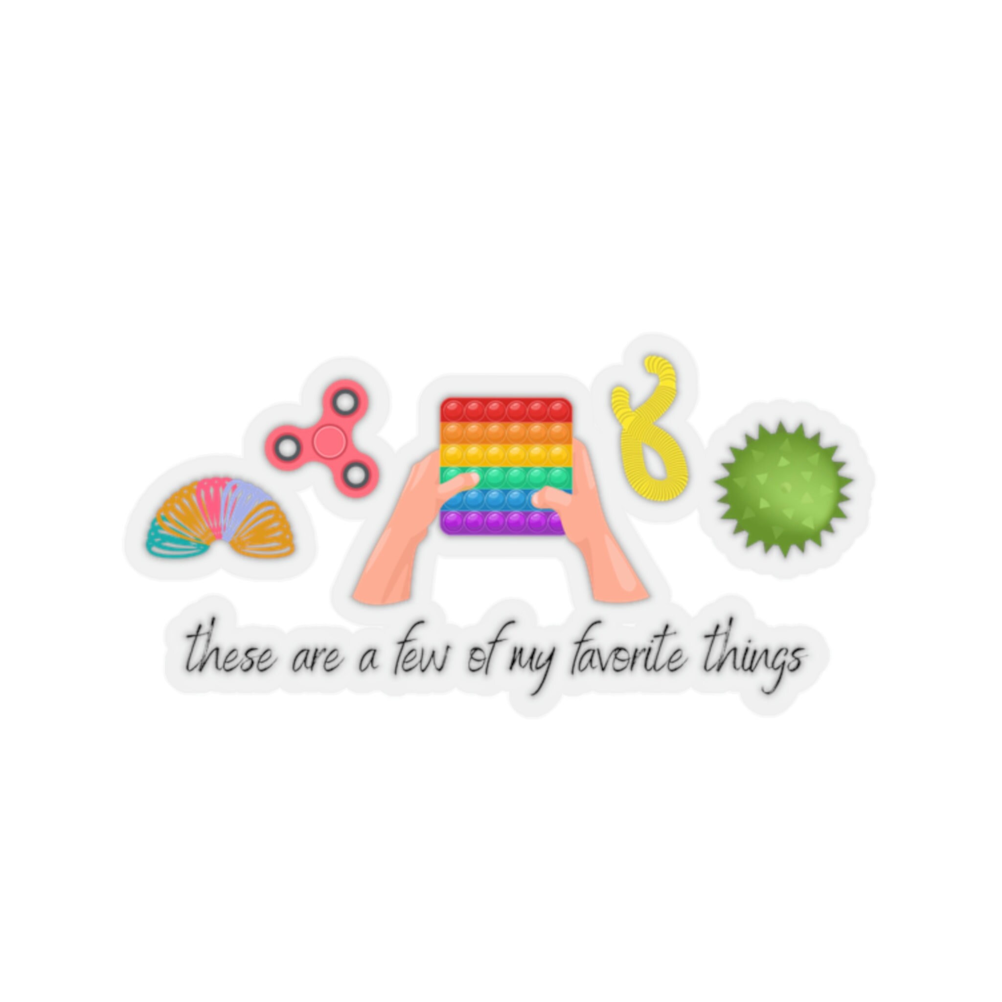 Fidget Sensory Reinforcer ABA Sticker - Etsy