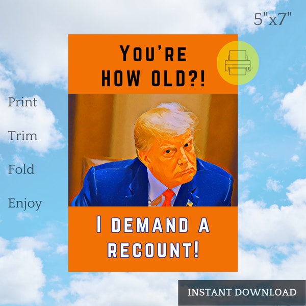 I Demand a Recount - Etsy UK