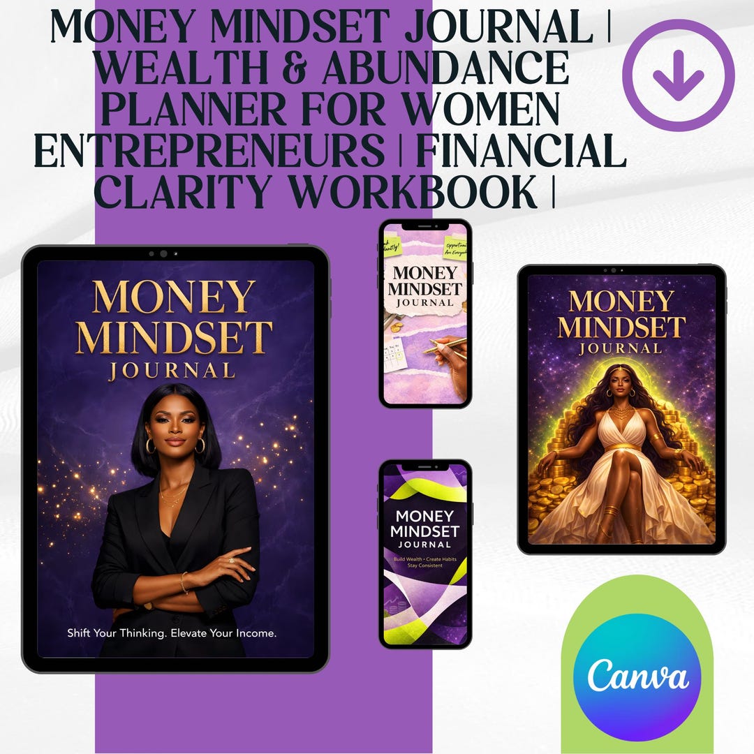Money Mindset Journal PDF | Wealth & Abundance Planner for Women ...