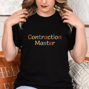 Doula Shirt | Contraction Master | Birth Tee | Postpartum Gift ...
