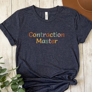 Doula Shirt | Contraction Master | Birth Tee | Postpartum Gift ...