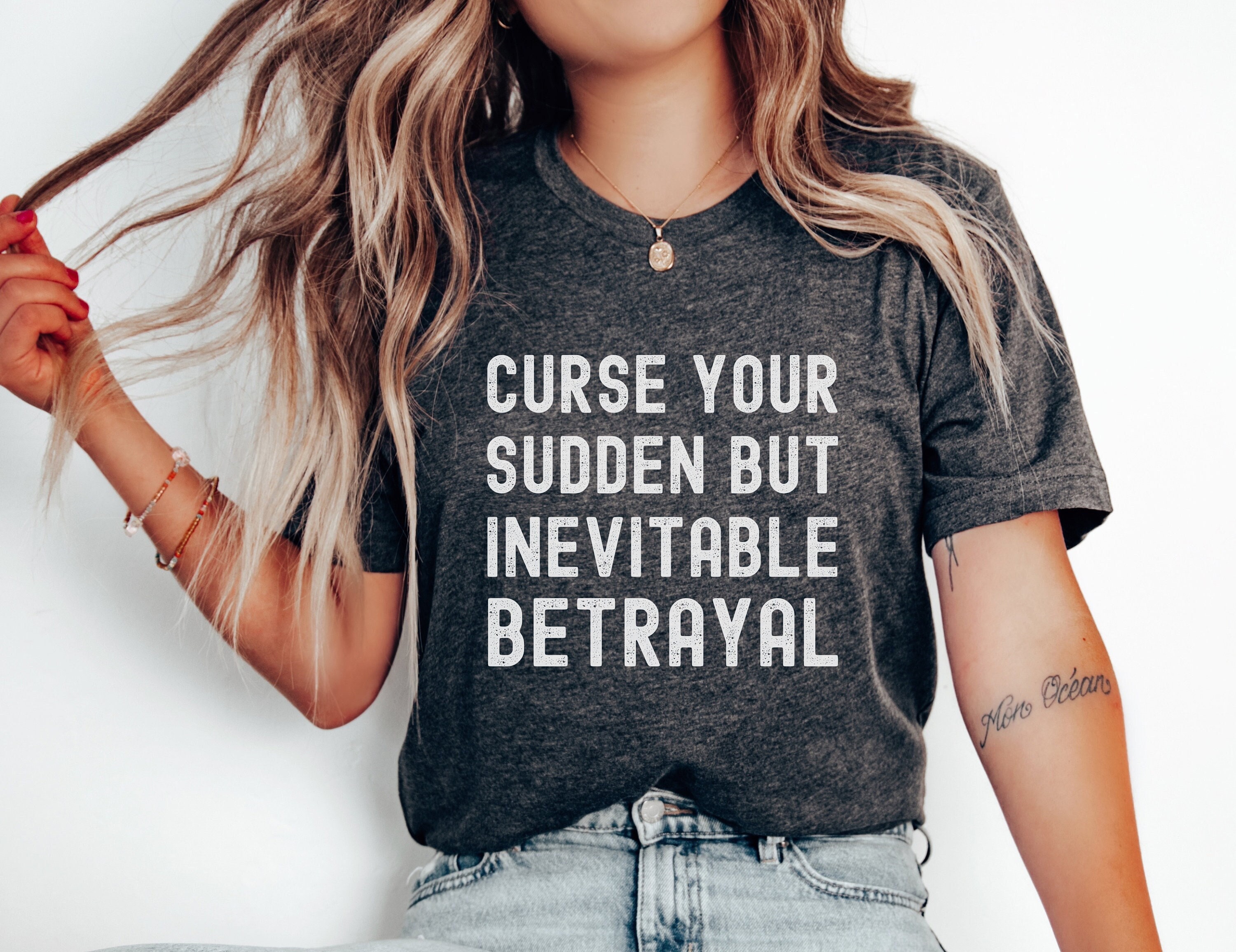 Firefly Serenity Shirt Curse Your Inevitable Betrayal TV Show Quote T-shirt Funny Top Movie ...