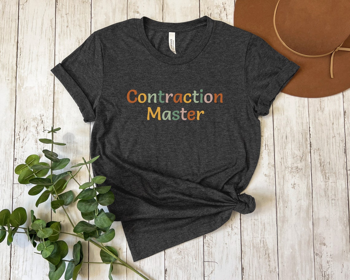 Doula Shirt | Contraction Master | Birth Tee | Postpartum Gift ...