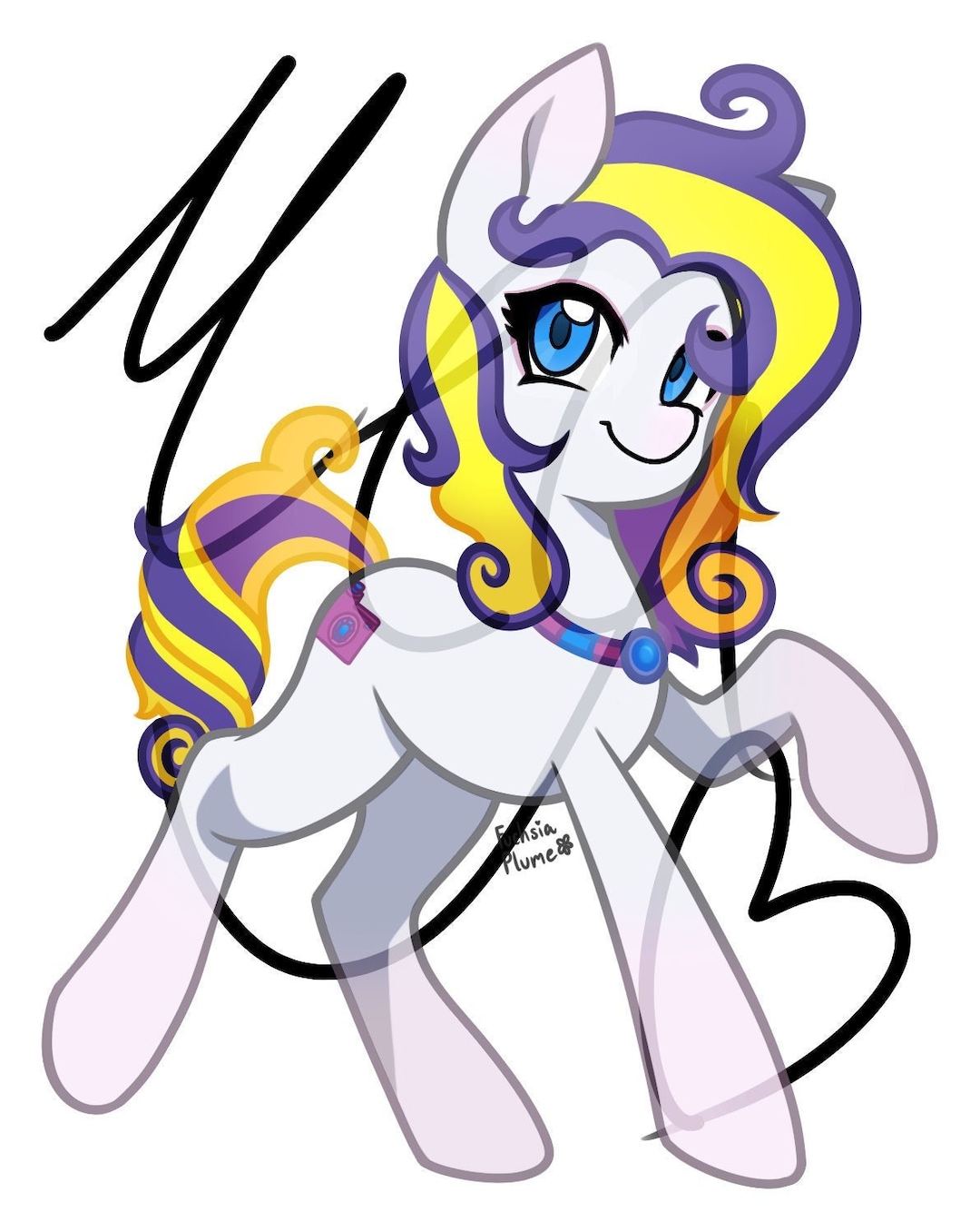 My Little Pony X Stardew Valley Adopt Rarity and Haley Fusion - Etsy