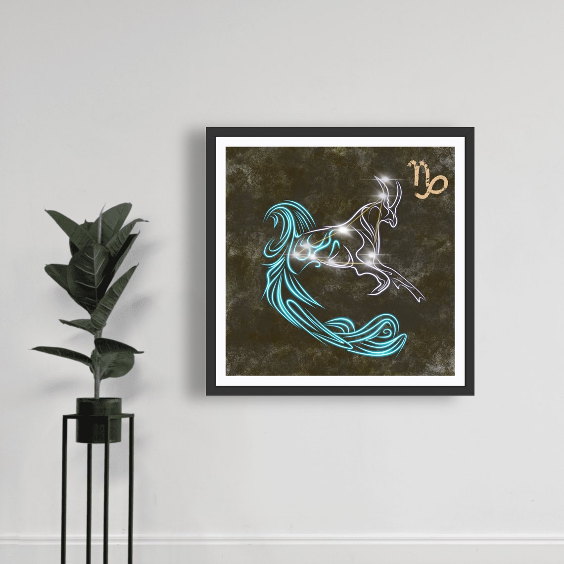 Zodiac Sign Artwork - Capricorn - Download - Etsy