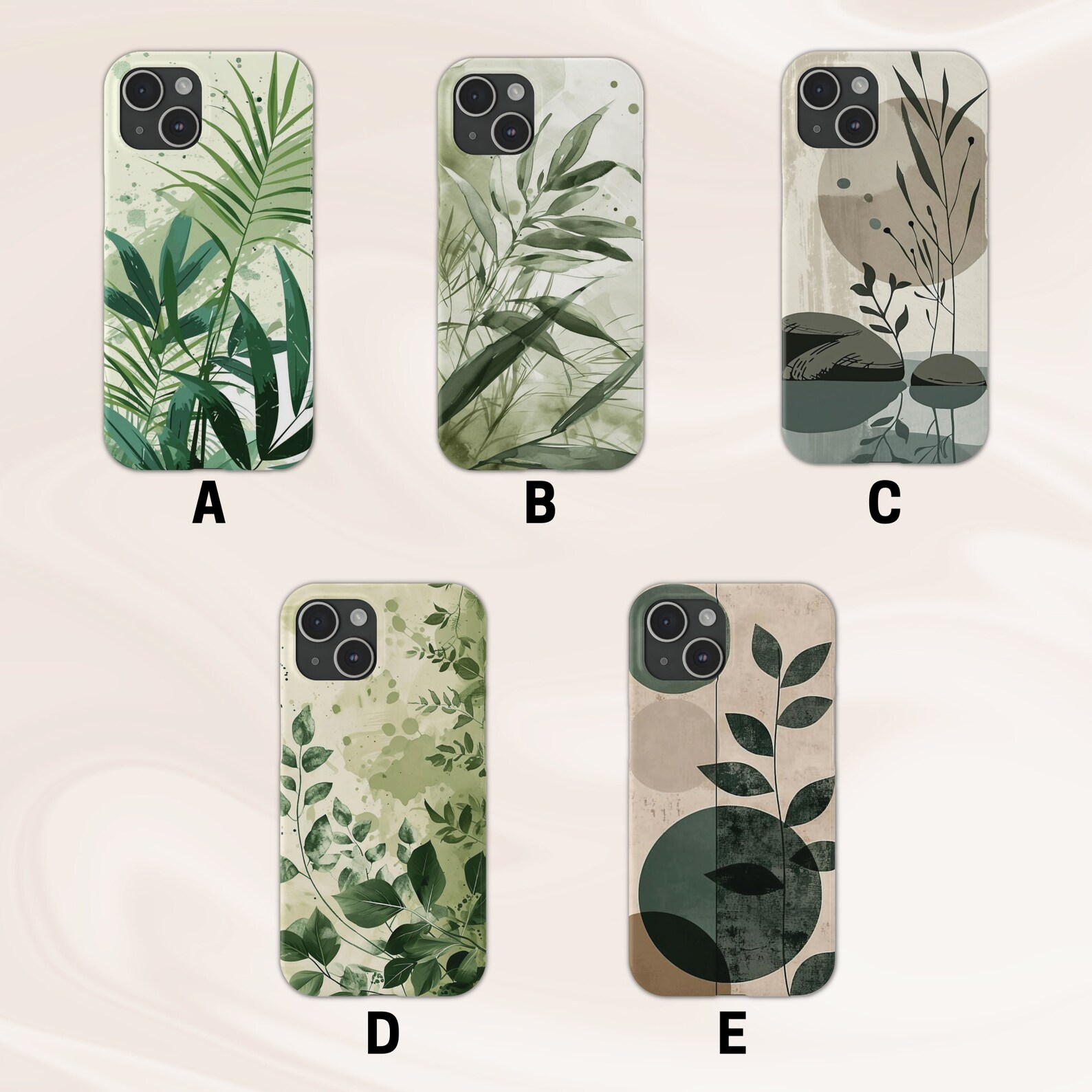Sage Green Boho Phone Case Retro Hippie Phone Cover iPhone 15 14 13 12 ...