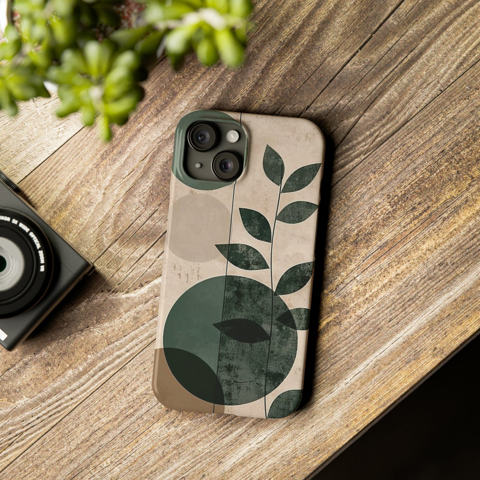 Sage Green Boho Phone Case Retro Hippie Phone Cover iPhone 15 14 13 12 ...
