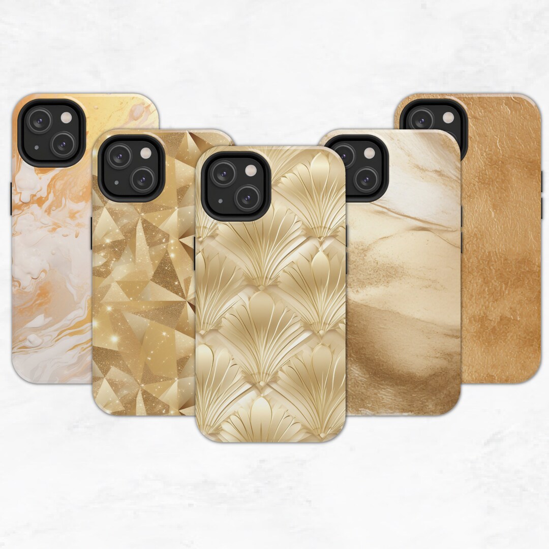 Champagne Gold Phone Case for Iphone, Elegant Phone Case, Gold iPhone ...