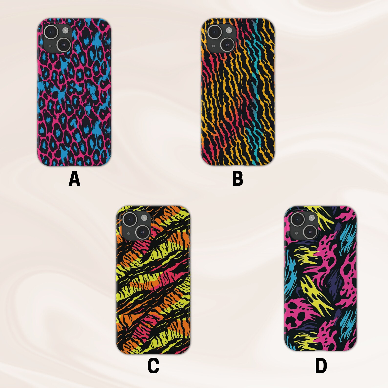 Leopard Print Phone Case for Her Animal Print Cheetah Gift Casing Cover ...