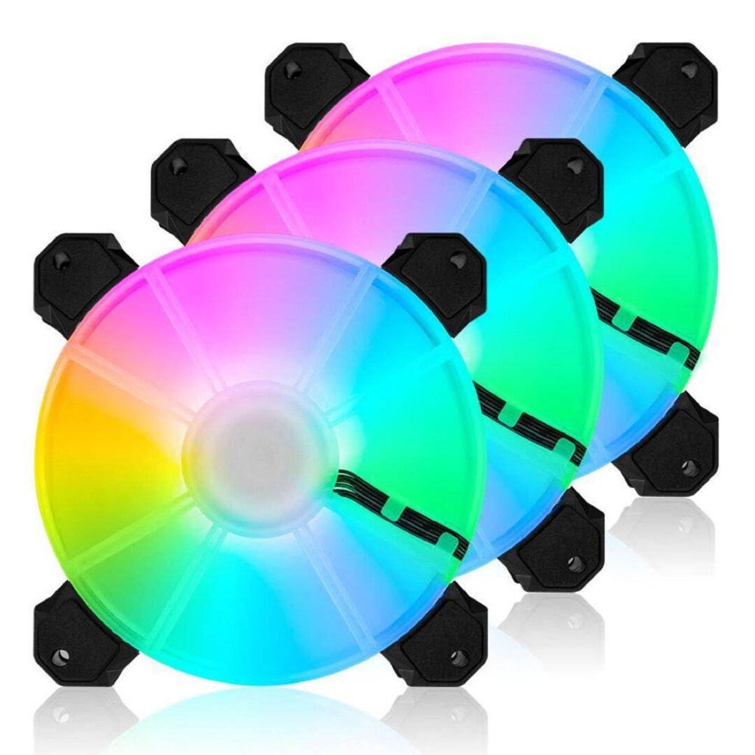 6 Pack RGB LED PC Case Fan Set Special Offer - Etsy