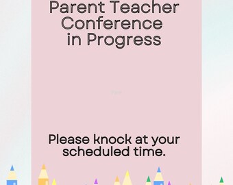 Editable Parent-teacher Conference Sign-up Flyer Form to Share - Etsy