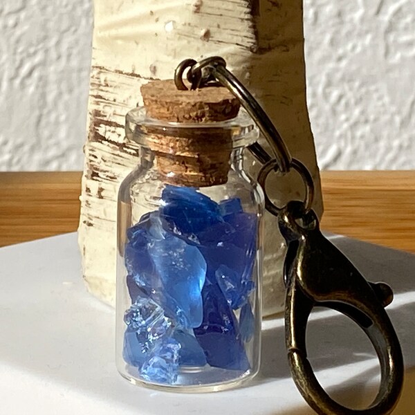 Sea Glass Keychain - Etsy