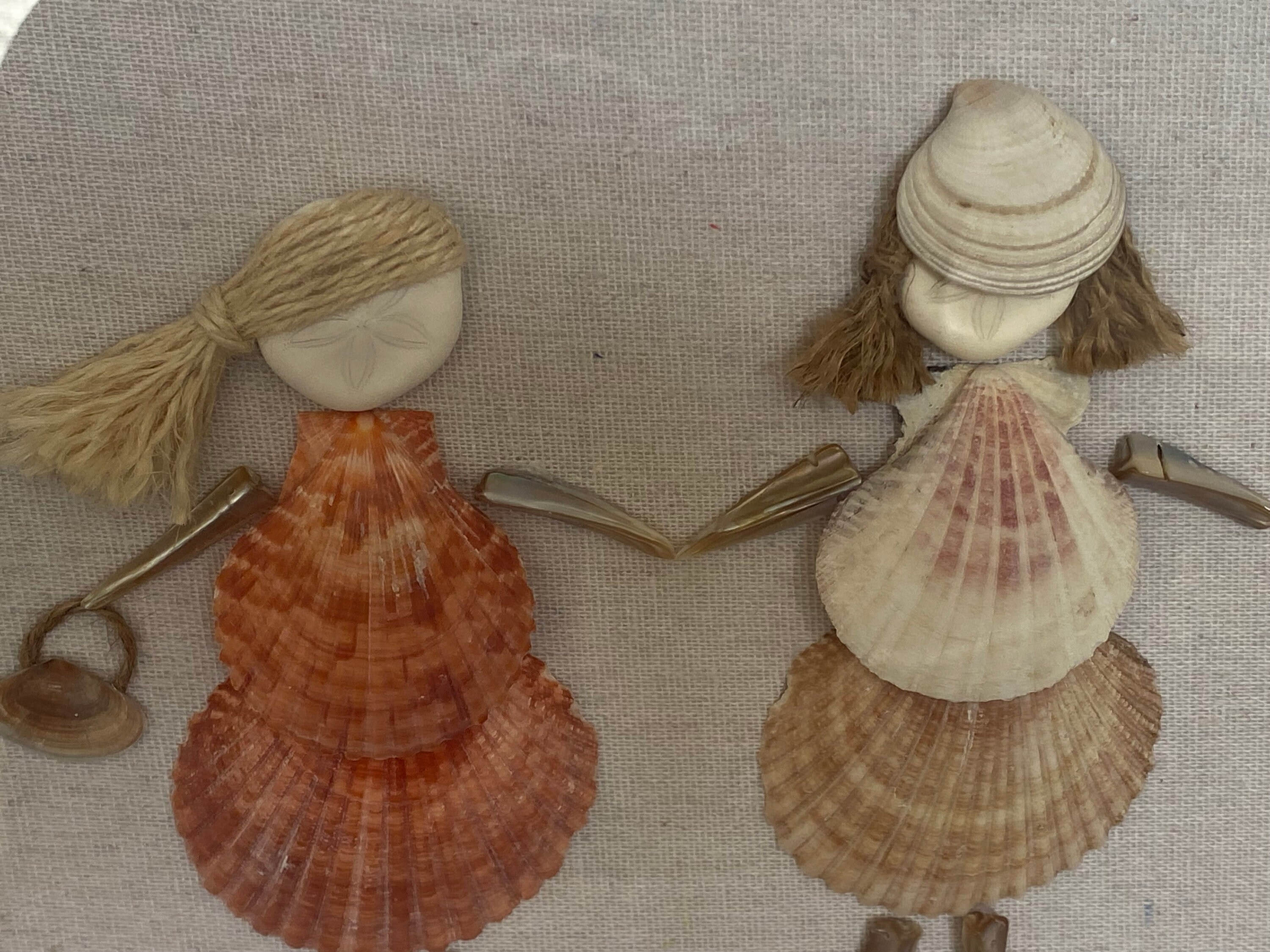 Seashell Friends, Shell Sisters, Seashell People, Ocean Lovers Gift - Etsy