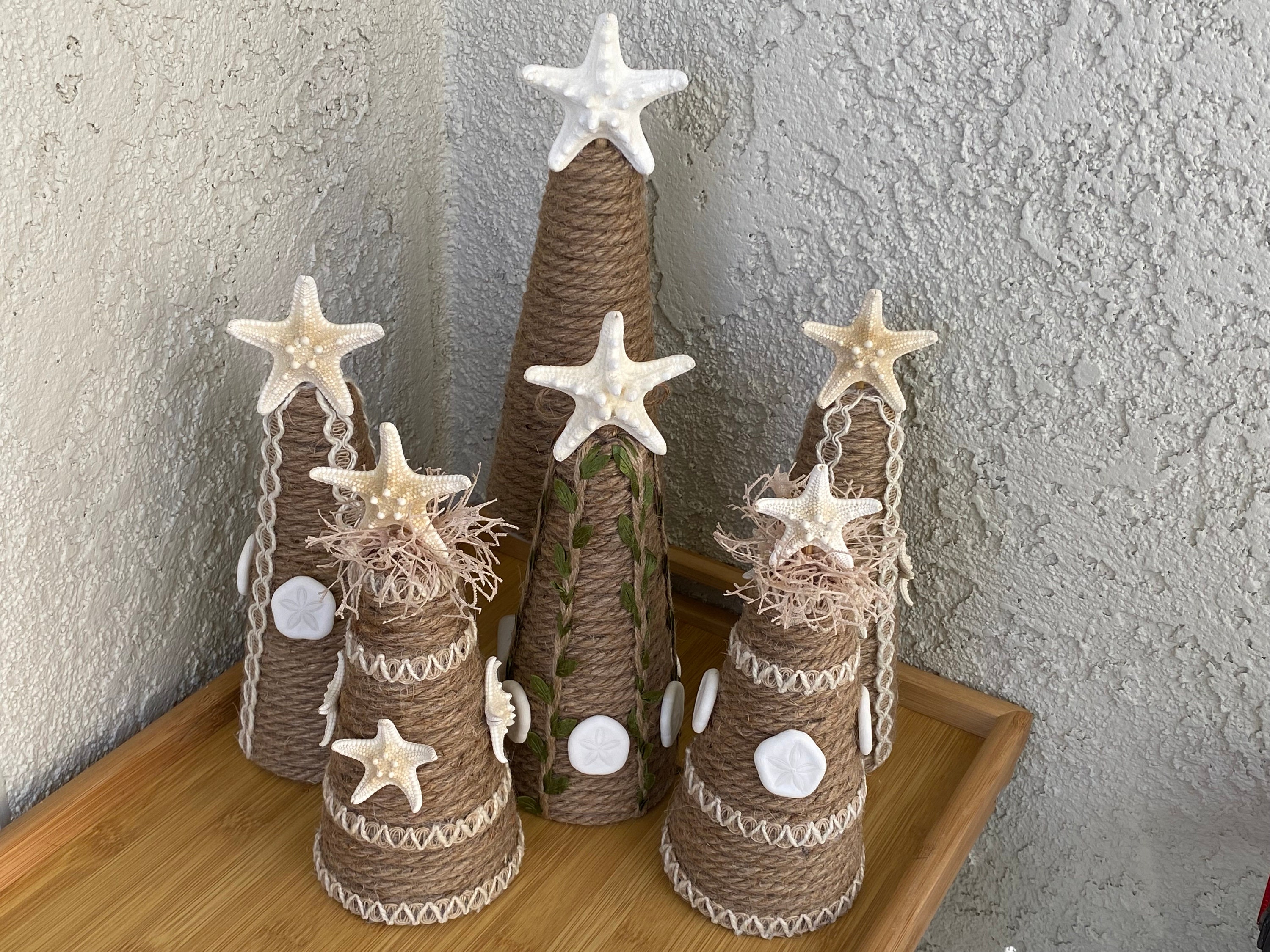 Costal Christmas Tree, Nautical Tree, Seashell Christmas Tree - Etsy