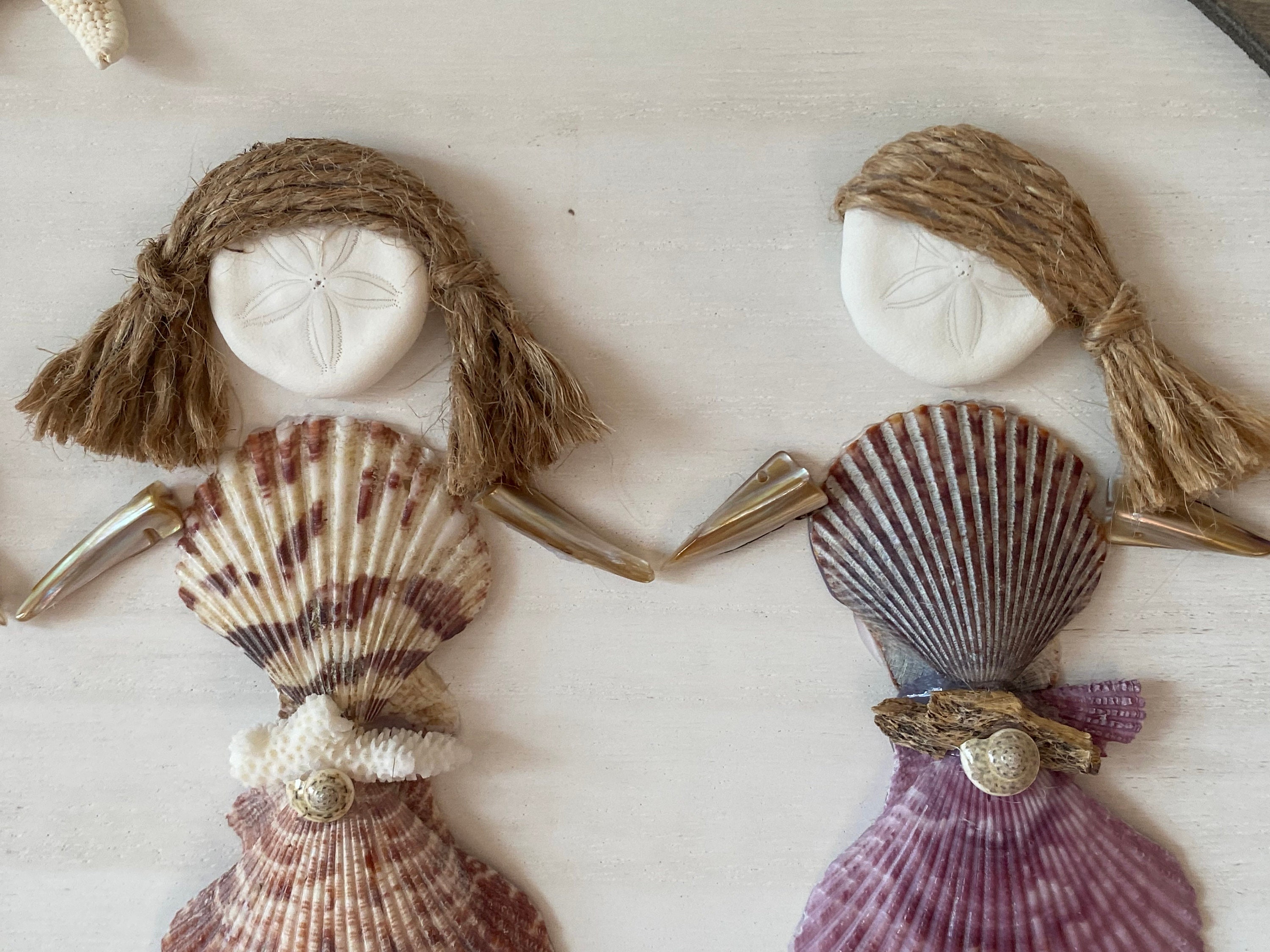 Seashell Best Friends, Shell People, Seashell Girls. - Etsy