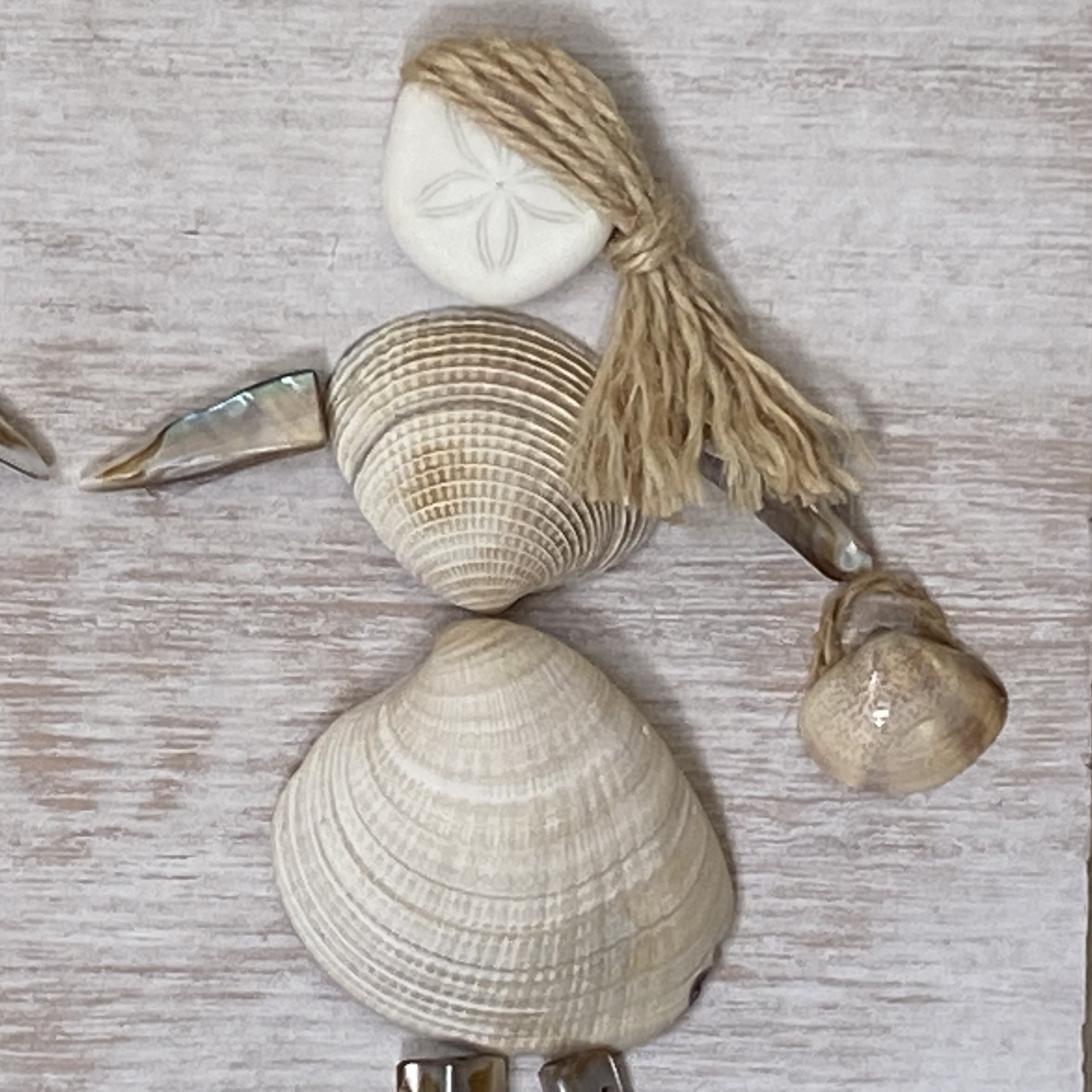 Seashell People Art, Best Friends Gift, Sister Picture - Etsy