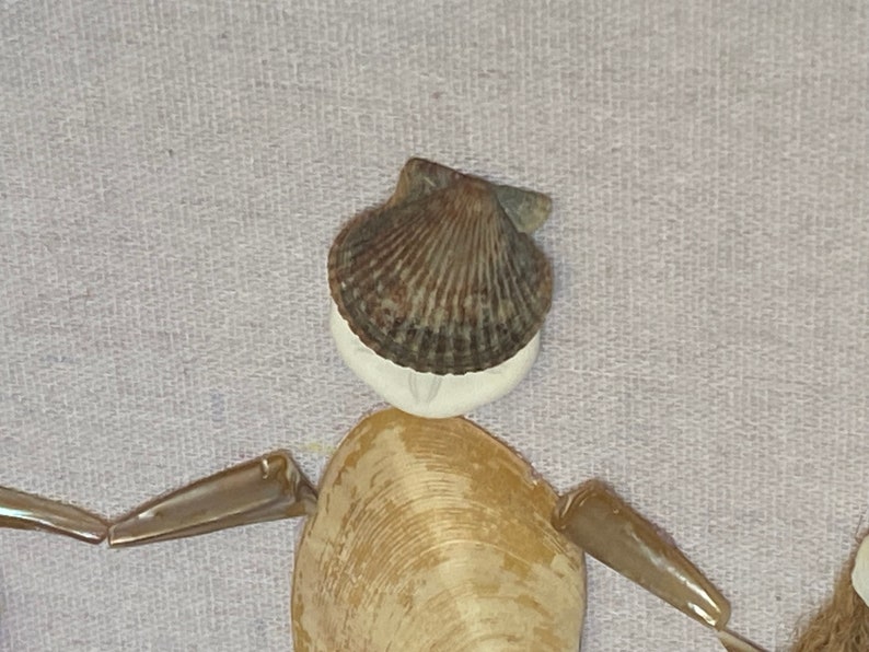 Seashell Family, Seashell Shadow Box, Shell People, - Etsy