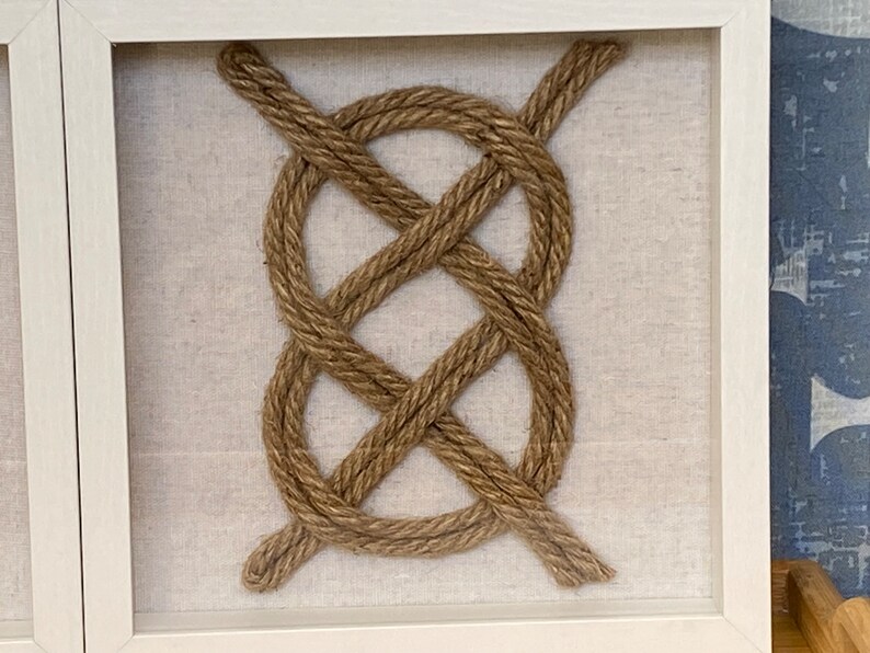Set of 4 Nautical Knots, Sailor Knots, Beach Decor. - Etsy